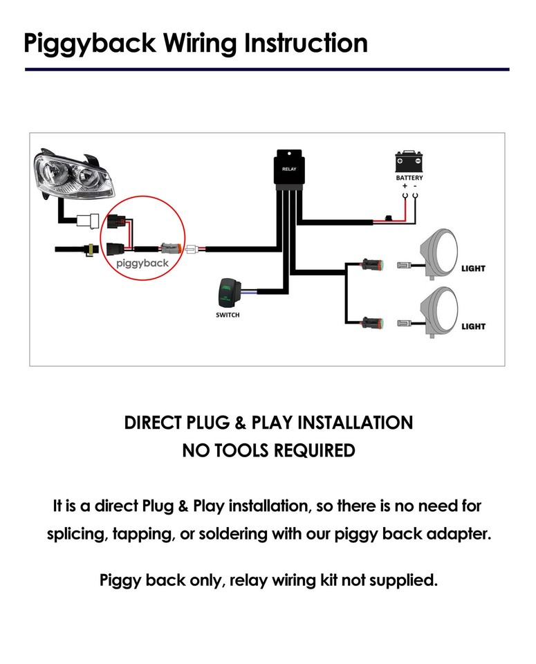 High Beam Piggy Back Adapter For GREATWALL Motors Cannon 2019 ~ Onwards ...