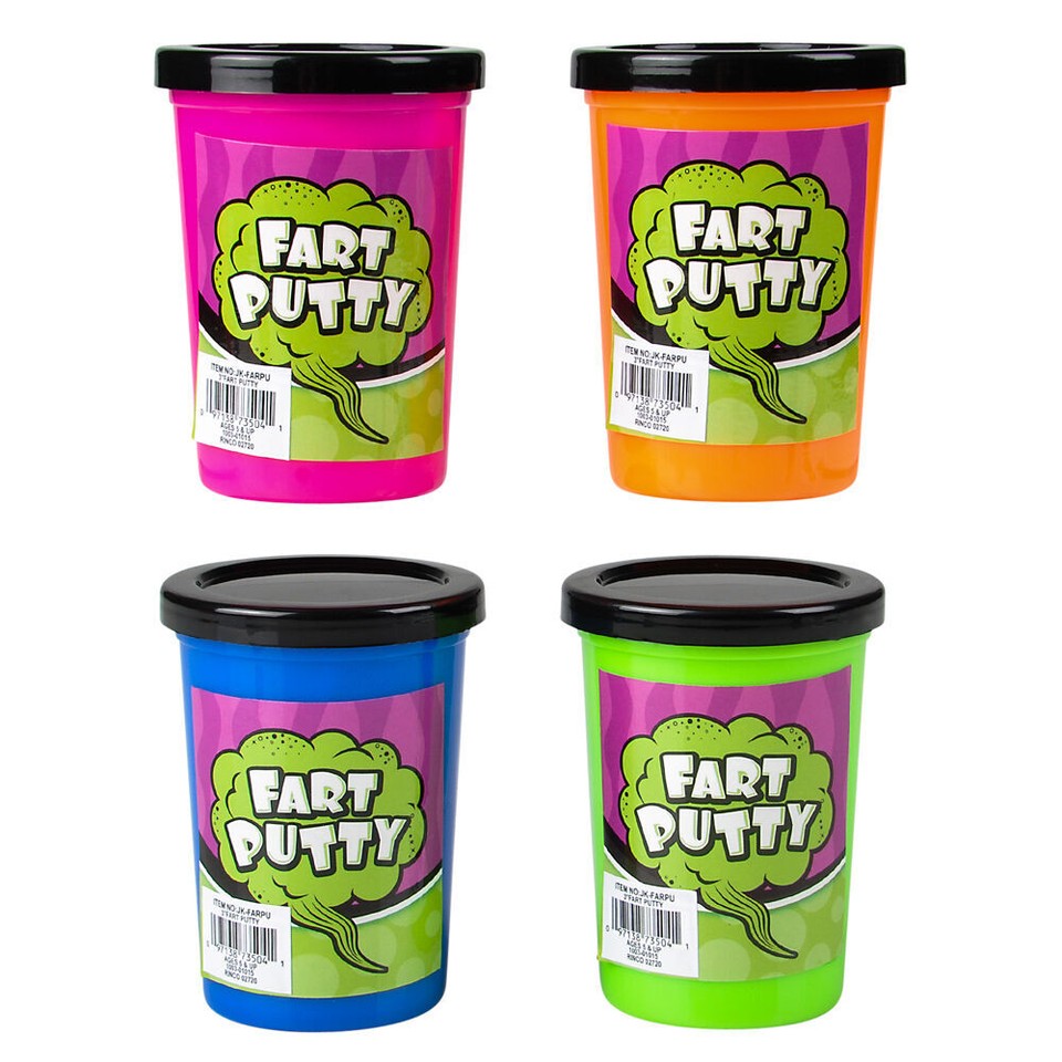 2 Fart Putty Noise Crap Maker Party Favor Poop Novelty Slime Bucket GaG ...
