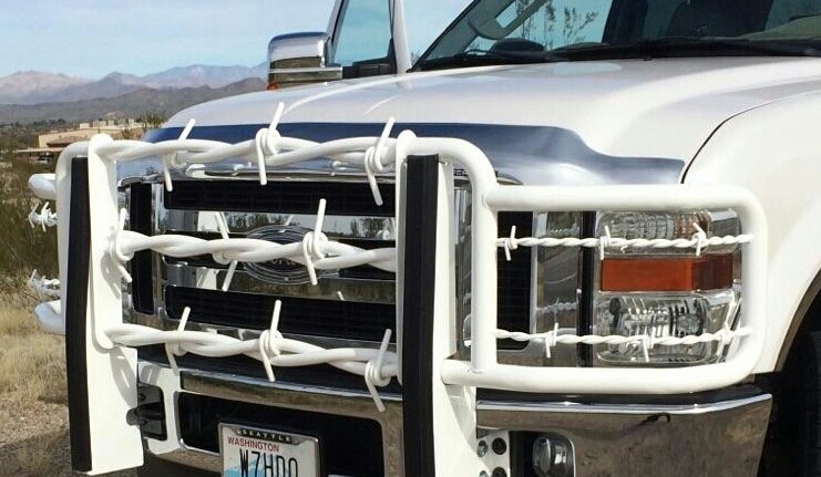 Big Barb Wire! USA Steel. Gates, Fencing, Railing, Ranch, Home Garden ...