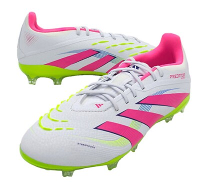 Adidas Youth Predator Elite FG Cleats White Soccer Football GYM Kid ...