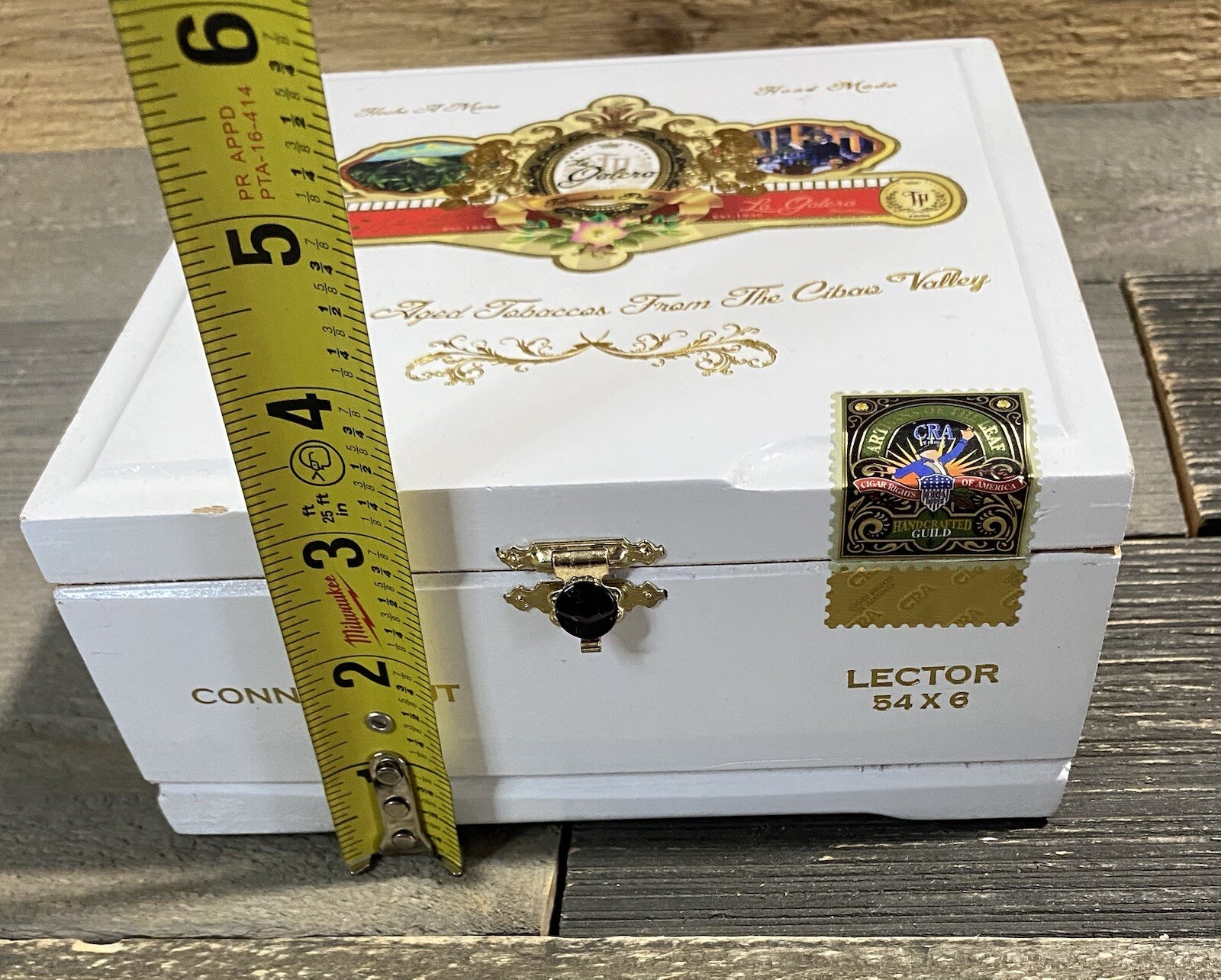 Vintage La Galera Tabacalera Palma Cibao Valley Wood Cigar Box ...