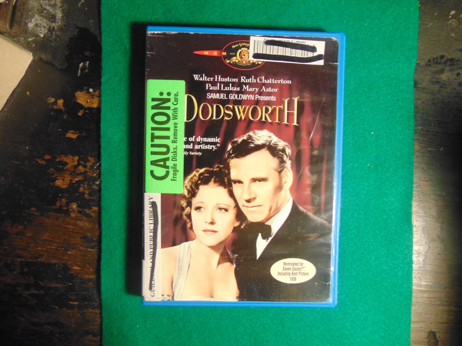 Dodsworth (DVD) Walter Huston Ruth Chatterton Paul Lukas Mary Astor EX ...