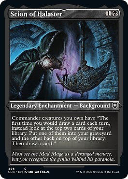 Scion of Halaster (Foil Etched) Commander Legends: Battle for Baldur's ...