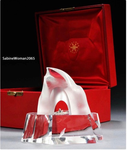 NEW in RED BOX STEUBEN glass ICE HUNTER kayak spearfish HOUSTON polar seal star! | eBay