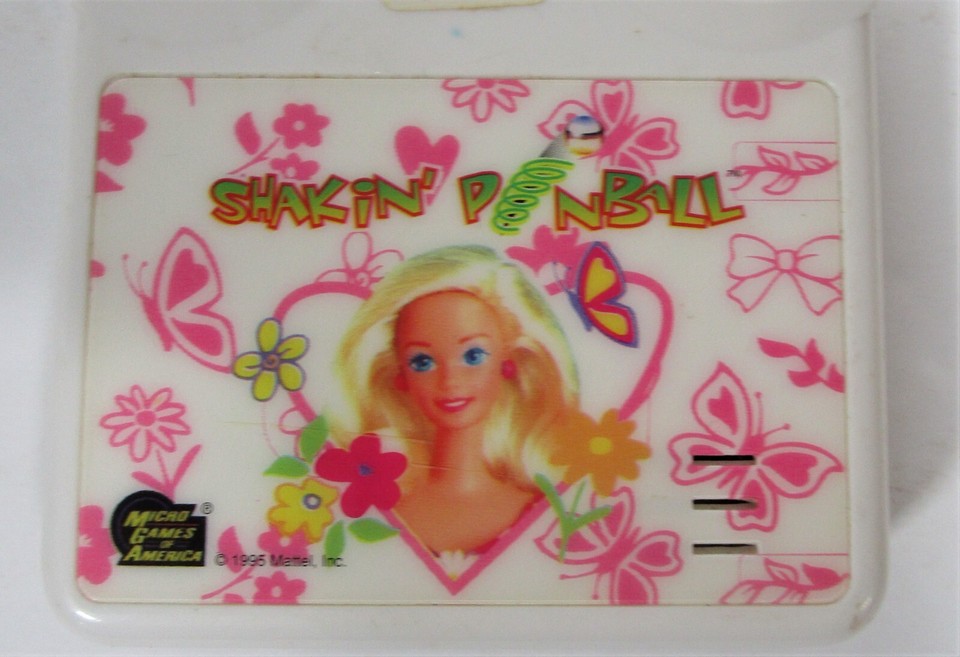 Barbie Handheld Shakin' Pinball Electronic Game Prop Decor Set 1995 ...