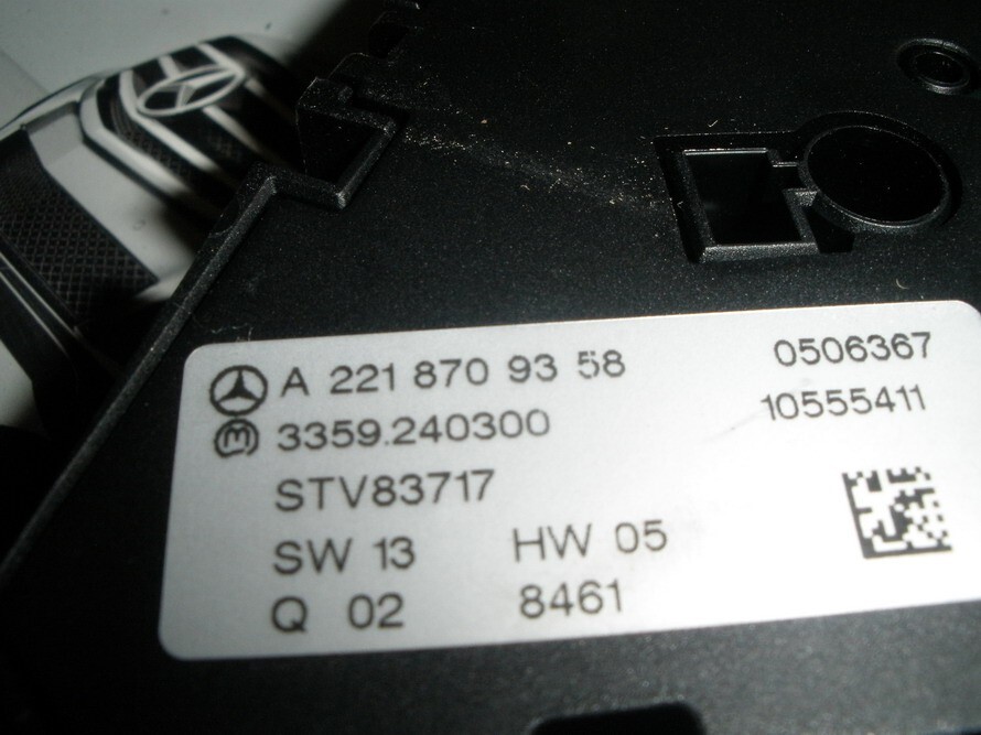 Mercedes Benz Seat Control 2218709358 | eBay