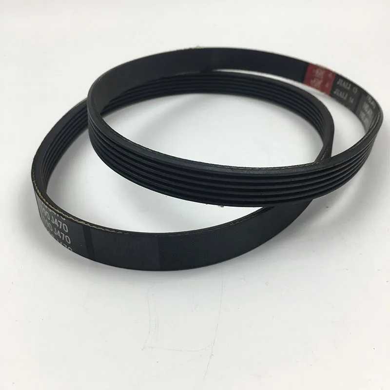 1PC New V-Belt 190 J470 5/6/7/8 Ribs Treadmill Motor Belt Rubber Drive ...