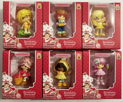 THE LOYAL SUBJECTS TLS TOY STRAWBERRY SHORTCAKE SET OF 6 MINI FIGURES ...