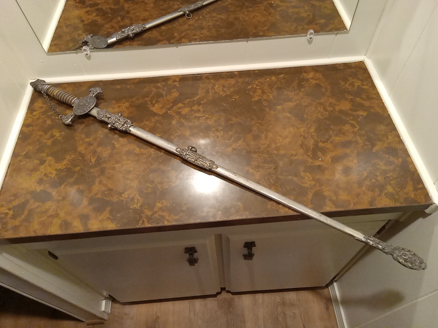 Knights Of Pythias Antique Fcb Sword Sampson W Scabbard USA Made 1800’s ...