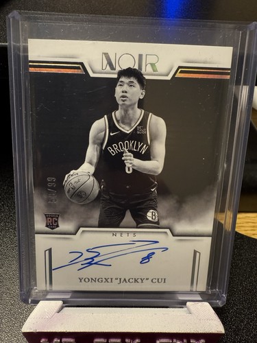 2024-25 Panini Noir ANB-YJC Yongxi Jacky Cui On Card Auto RC /99 | eBay
