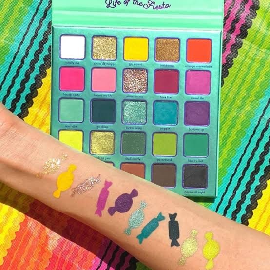 Kara Beauty Eyeshadow Palette~LIFE OF THE FIESTA~Beauty Matte Shimmery ...