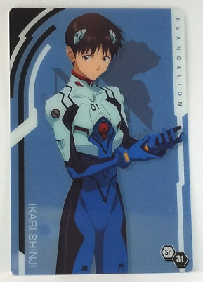 Neon Genesis Evangelion Pilot Shinji-Ikari Trading Card SP31 shipping ...