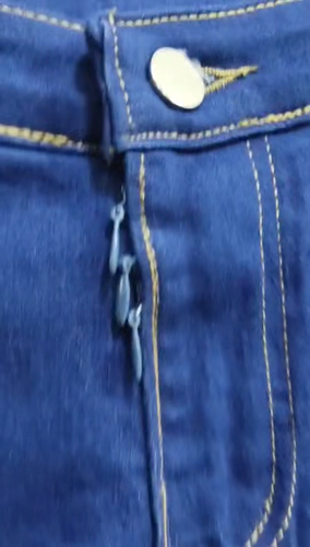 Women Open Crotch Pants Hidden Zipper Outdoor Jeans Sport Clubwear Skin ...