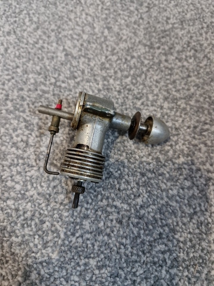 Vintage ed bee series 1 Control Line Free Flight Model Airplane Engine ...