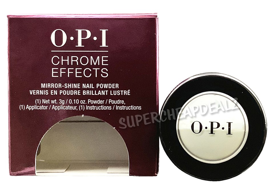 OPI Chrome Effects Nail Powder 3g / 0.1oz / Top Coats 0.5oz - ALL ...