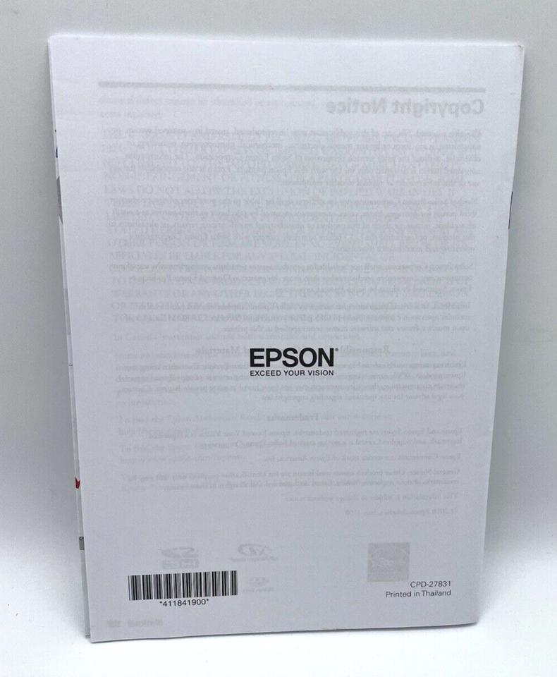 Epson Printer Manual for Epson NX420 Reference and Setup Manual | eBay