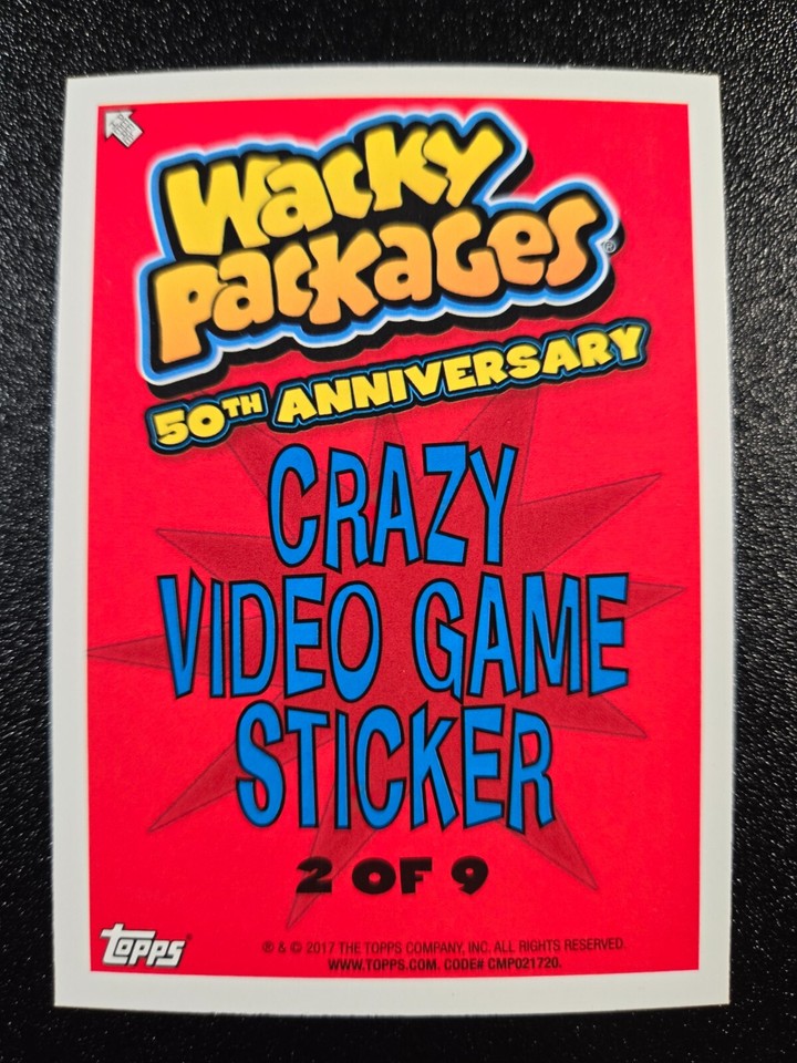 Super Mario Bros Video Game Princess Peach Spoof Wacky Packages Card | eBay