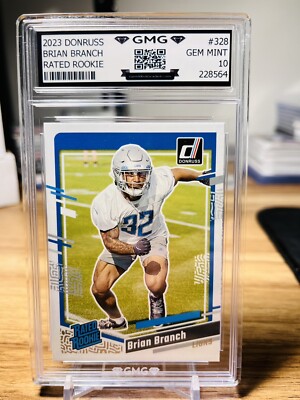 2023 Donruss Brian Branch Rated Rookie GMG Graded 10 Gem Mint 💎 RC | eBay