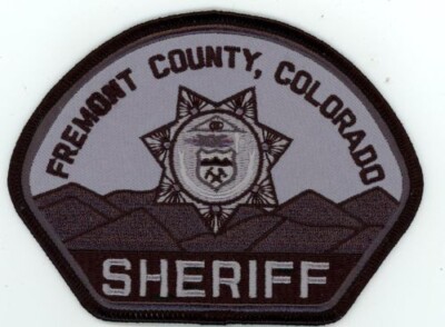COLORADO CO FREMONT COUNTY SHERIFF SUBDUED SWAT STYLE NICE SHOULDER ...