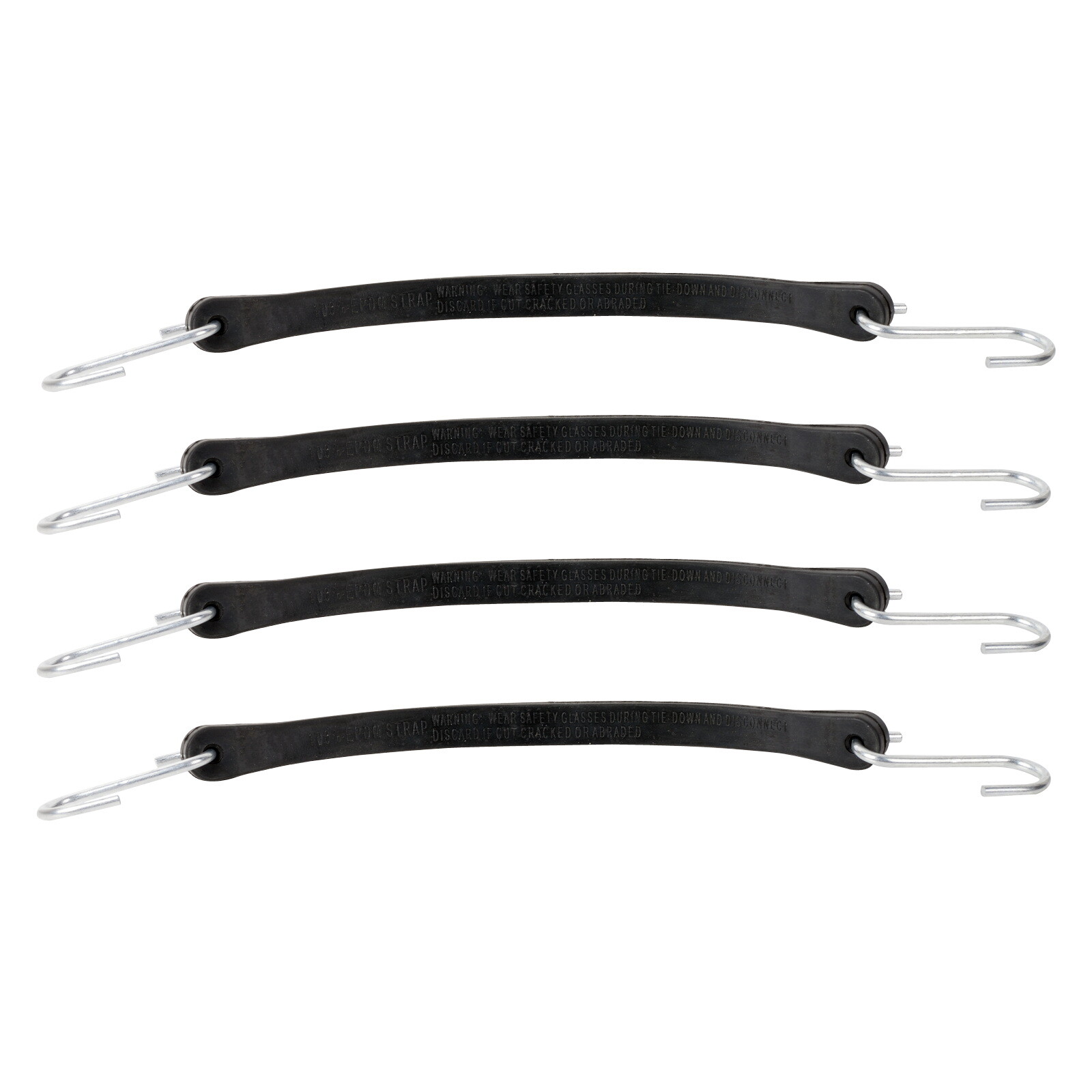 15" Rubber Tie Down Straps Hooks EPDM Luggage Tarp Trailer Truck Cargo ...
