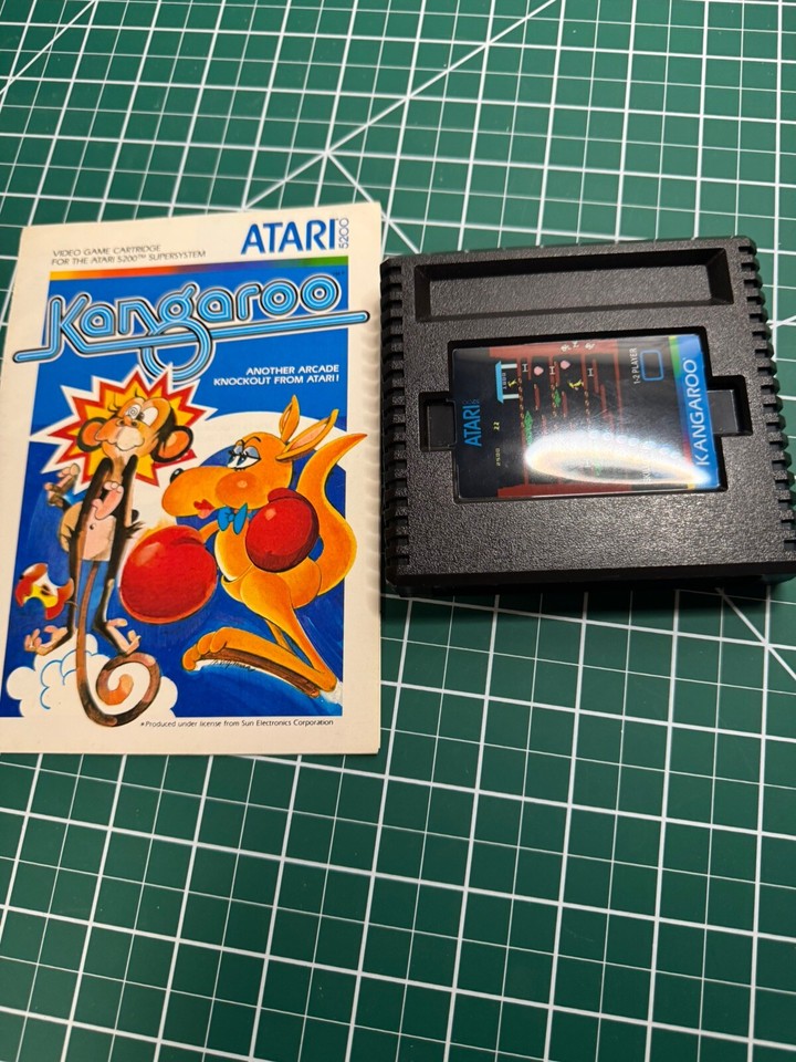 Atari 5200 Kangaroo Game Cartridge with Manual And Overlay | eBay
