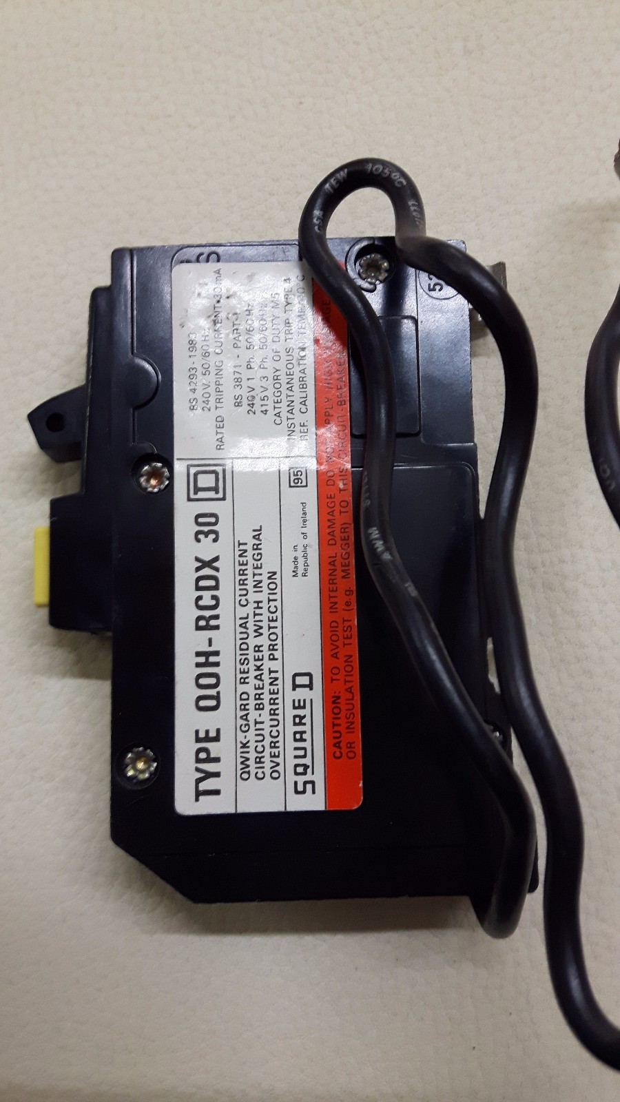 SQUARE D QOH-RCDX 30 30 AMP 30mA M5 TYPE 4 RCBO | eBay UK