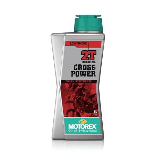 MOTOREX CROSS POWER 2T LOW SMOKE MOTOR OIL -DIRT BIKE - FULLY SYNTHETIC ...