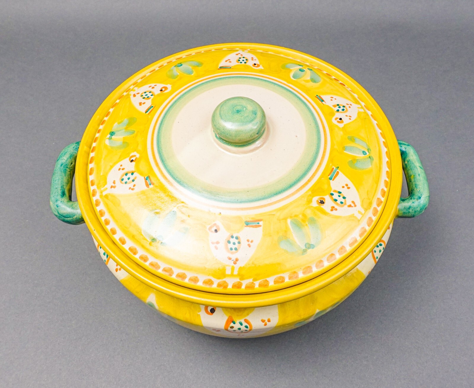 Solimene Vietri Camillo Positano Yellow Chicken Covered Soup Vegetable ...