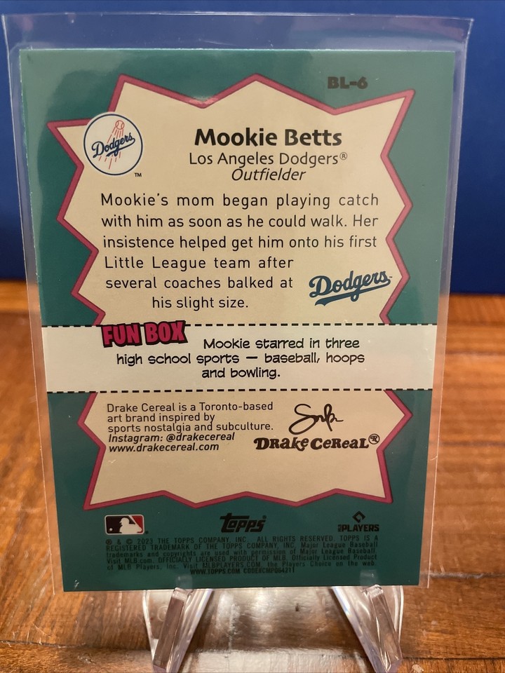 2023 MOOKIE BETTS (BIG LEAGUERS) | TOPPS BIG LEAGUE BASEBALL #BL-6 ...