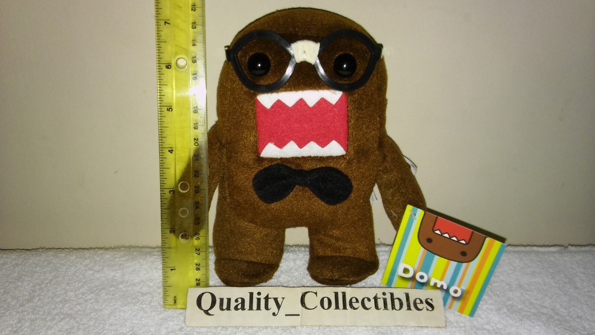 Nerd Domo NEW ~ BROWN NERD DOMO 7" INCH With Glasses & Bow Tie PLUSH
