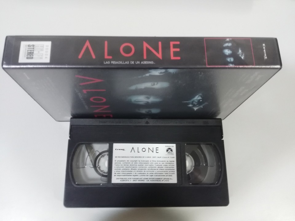 Alone Phil Claydon John Sharpnel VHS Kassette Tape Spanisch Grusel ...