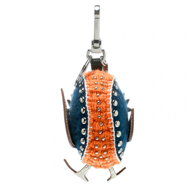 $395 Burberry Derek The Bird Studded Cashmere Bag Charm Stuffed Animal ...