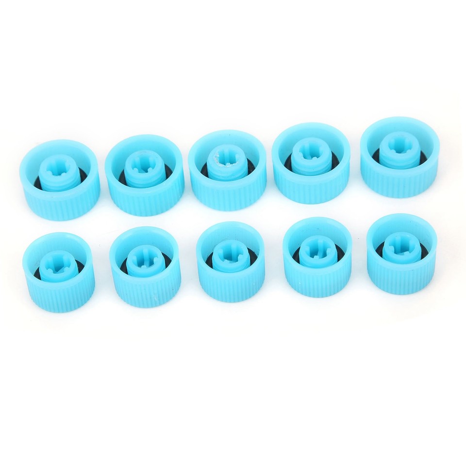 ⁺10Pcs A/C Refrigerant Port Cap W/Seal Ring High/Low Side A/C Service ...