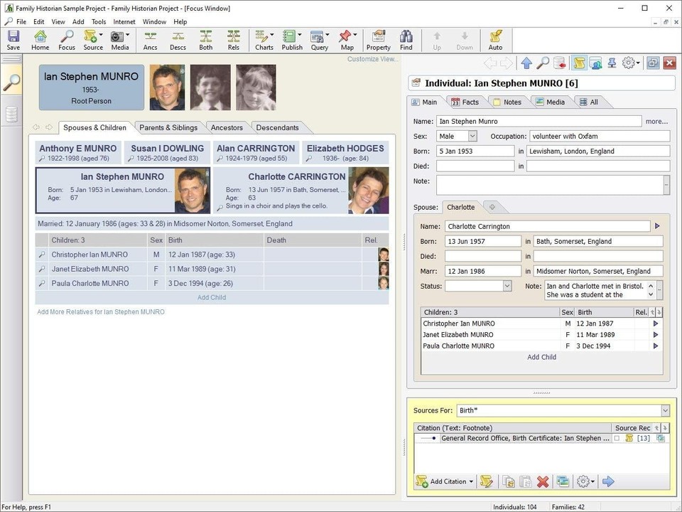Family Historian 7 Genealogy and Family Tree Software Windows | eBay