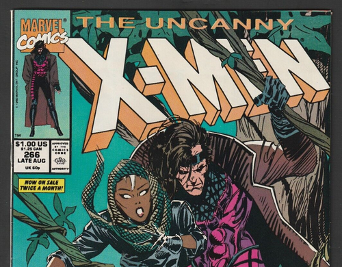 Marvel Uncanny X-MEN No. 266 (1990) 1st Full Appearance of Gambit! VF ...