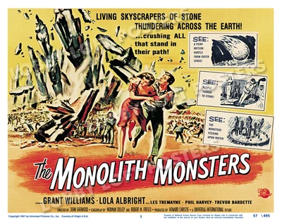 THE MONOLITH MONSTERS LOBBY TITLE CARD | Grelly USA