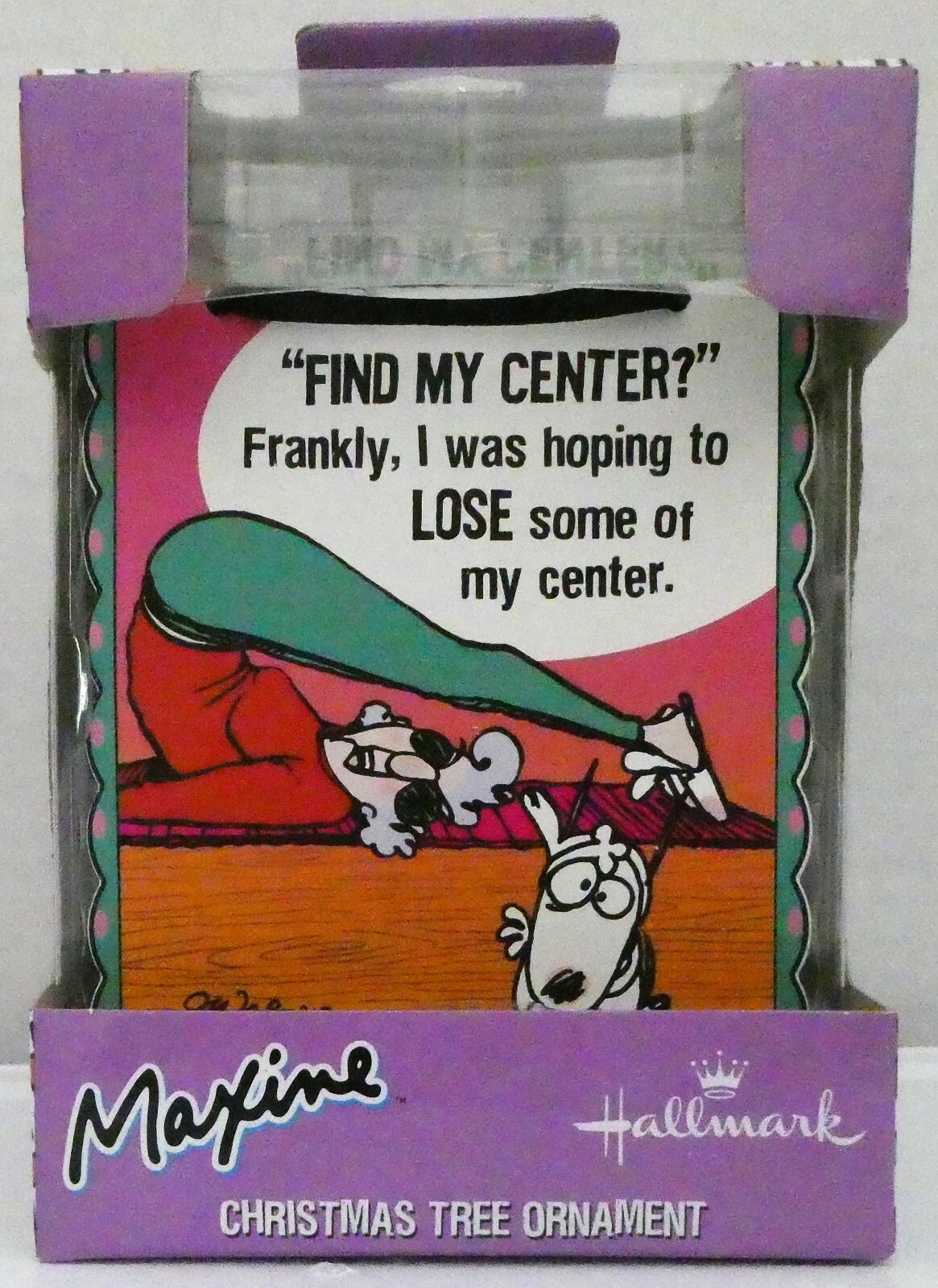 2018 Hallmark ~Maxine~ "FIND MY CENTER?" ~hoping to LOSE some.~ NIB ...