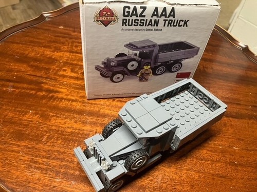 Brickmania Gaz AAA Russian truck complete with box (Missing Minifigure ...