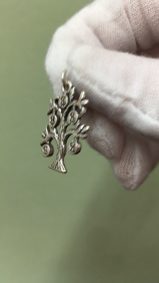 Sterling Silver Money Tree Charm or Pendant | eBay