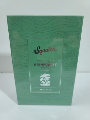 Dr. Squatch Rainforest Mist Natural Cologne 1.7oz 50ml | eBay