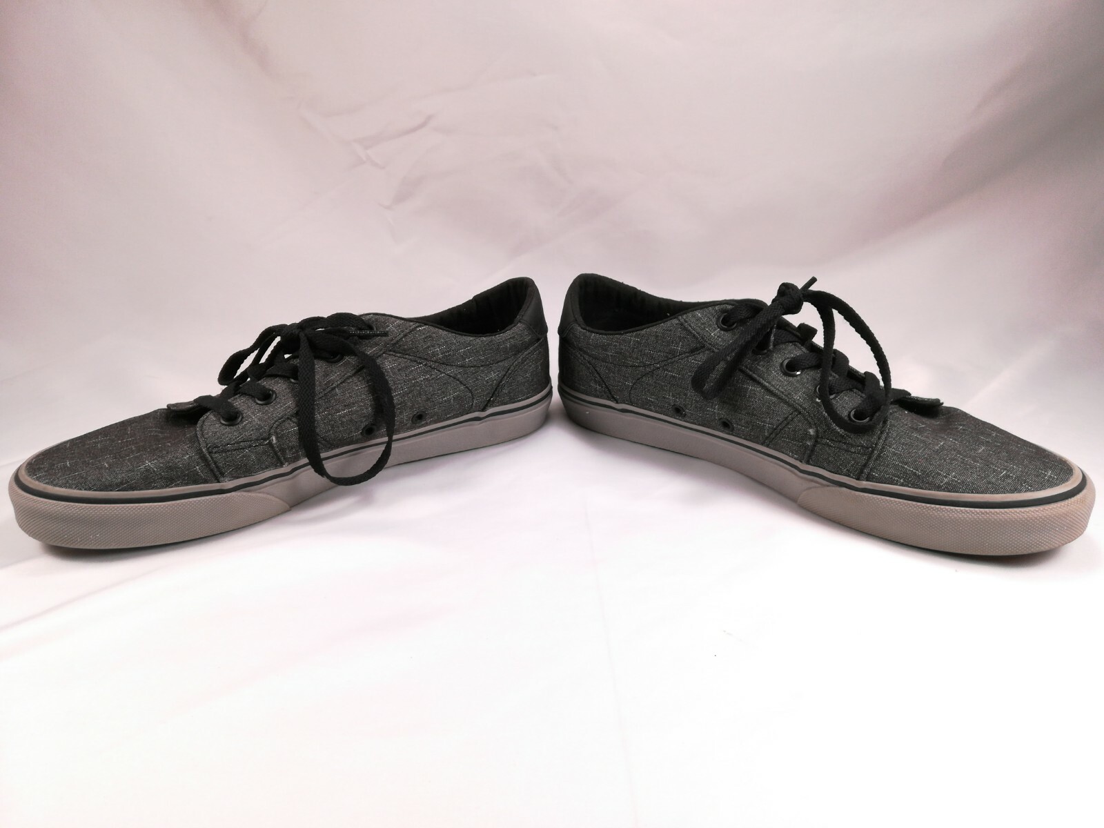 Vans OFF THE WALL Dark Grey 721454 Skateboard Shoe Waffle Gum Sole Size ...