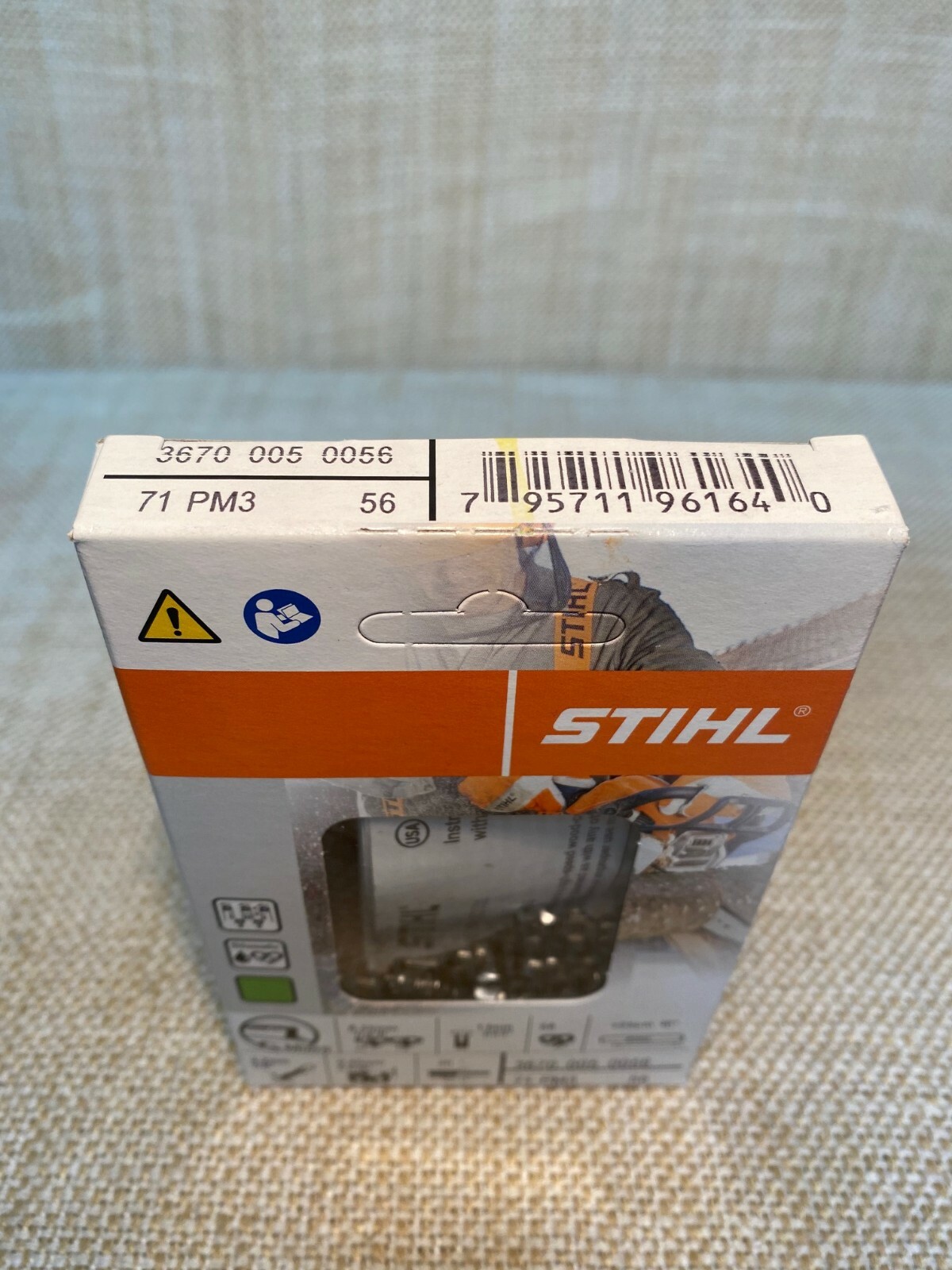 STIHL 3670 005 0056 Chain 71PM3 56, 1/4p .43 Gauge 56 10 Inch Blade | eBay