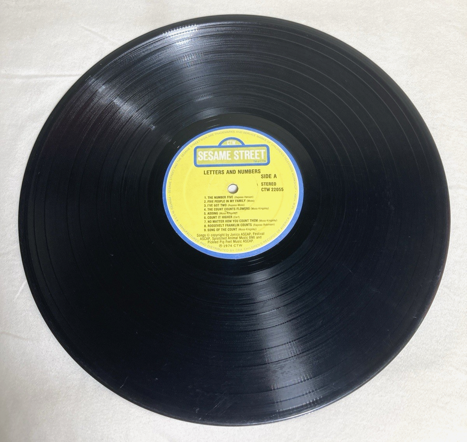 Sesame Street - Letters And Numbers - 12" LP CTW 22055 1974 VG/G | eBay