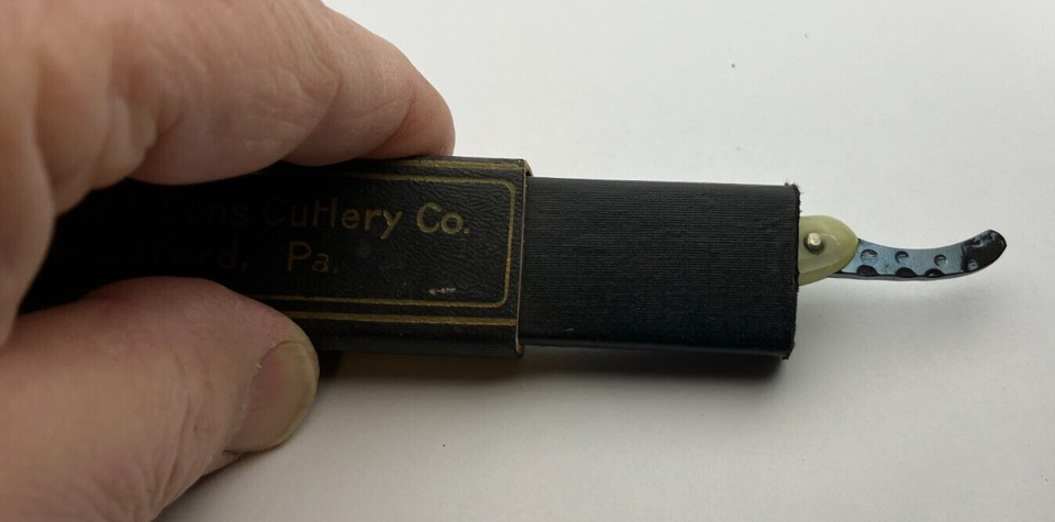 NOS Blue Tang Case's Ace un-altered Straight Razor Bradford, PA USA ...