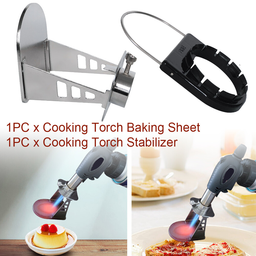 Stainless Steel Cooking Torch Baking Sheet With Stabilizer Pudding Food ...