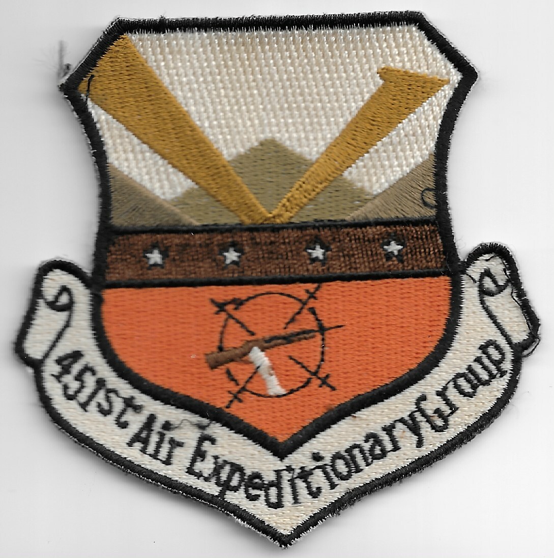 USAF PATCH 451 AIR EXPEDITIONARY GROUP US AIR FORCE SQUADRON PATCH | eBay