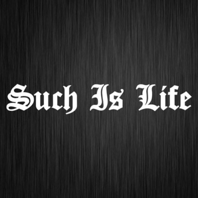 Such Is Life Sticker Vinyl Car Decal 215mm x 35mm | eBay Australia