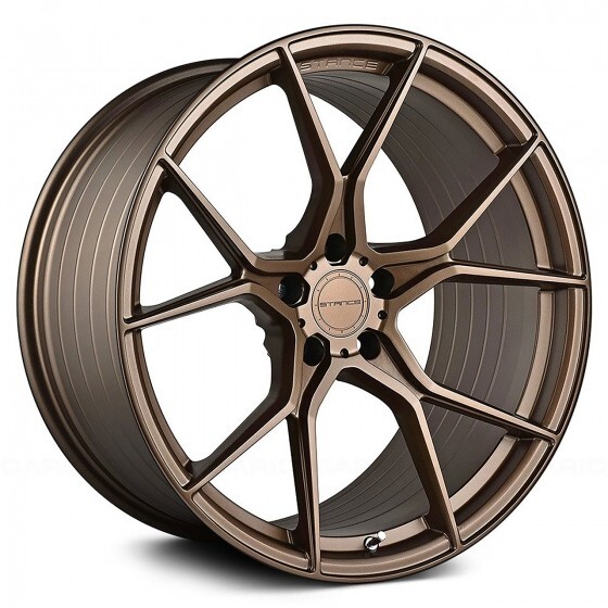 19'' Stance SF07 Brush Bronze Staggered wheels for Ford Mustang S650 ...