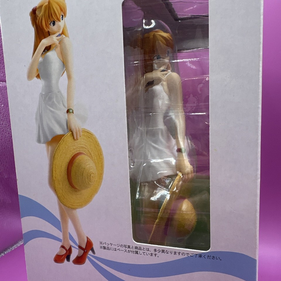 RARE 2007 Evangelion Store Limited Edition Asuka Langley White Dress 1/ ...