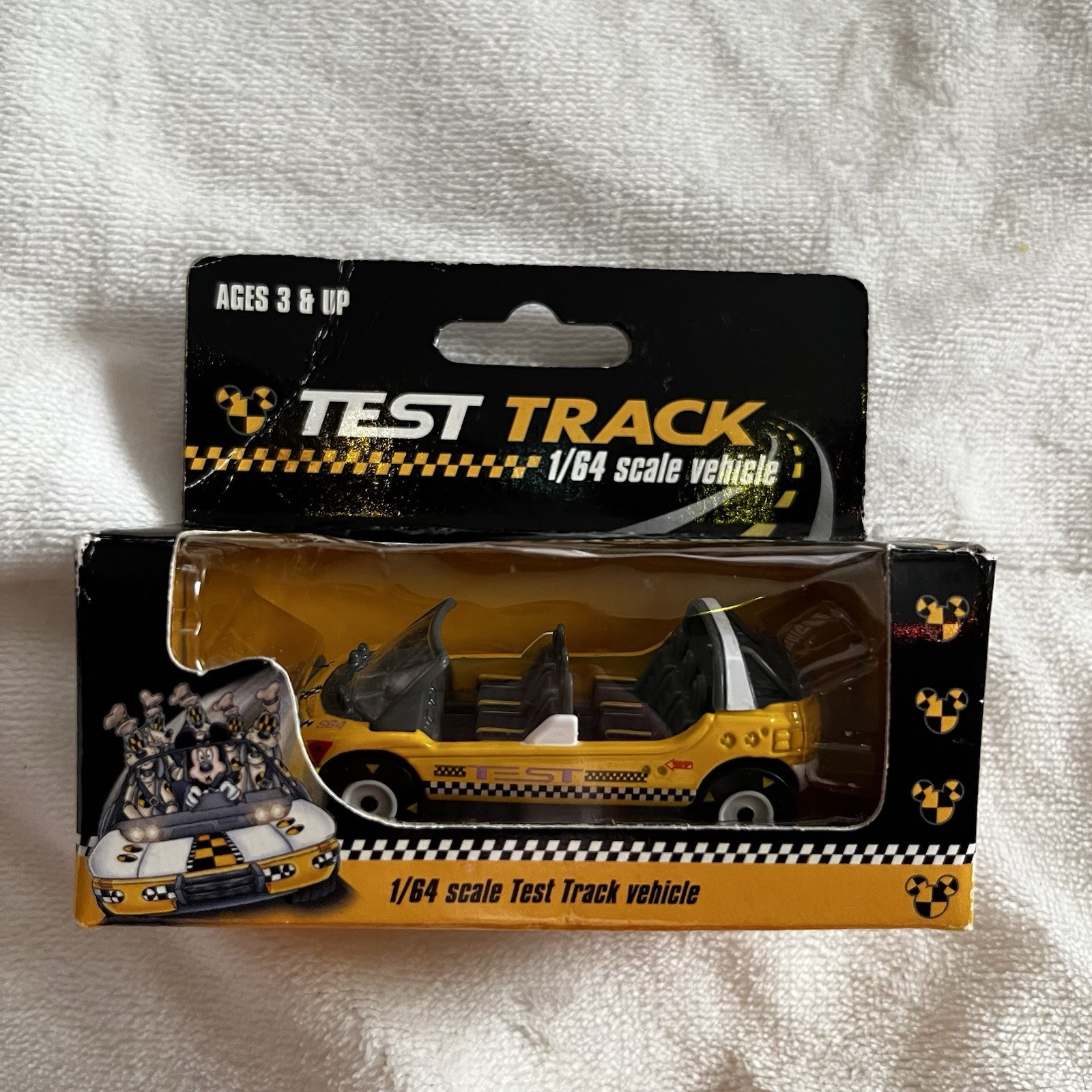 Vintage Disney Attractions Epcot Test Track Die Cast Car 1/64 Scale ...